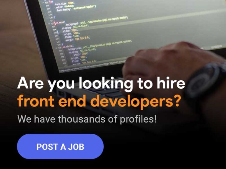 Top 30 Front End Developers of Jan ’21 | 100% money back guarantee ...